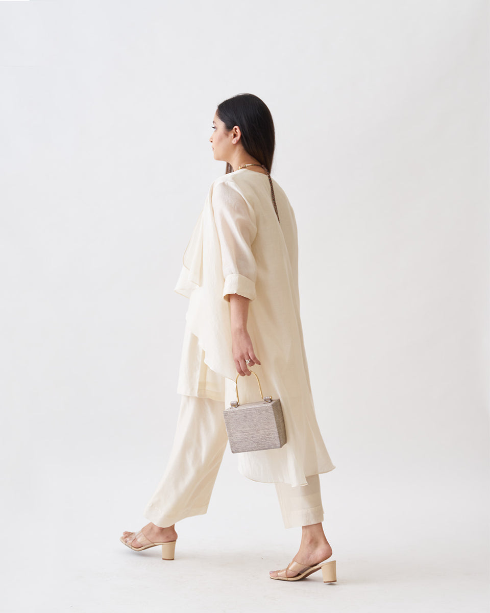 Vaaya | The Waterfall Jacket Ensemble - Off-White– VAAYA
